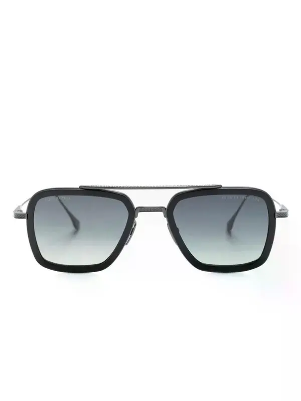 Dita Flight.006 Square-frame Sunglasses - Black