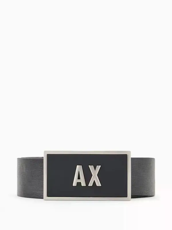 Armani Exchange Logo Buckle Belt