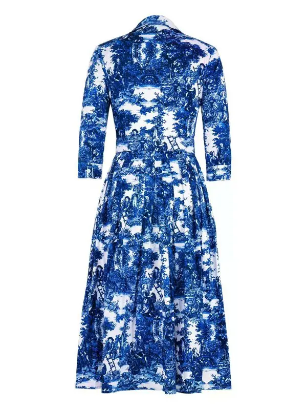 Samantha Sung Audrey Pleated Midi Dress