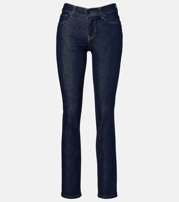 Ag Cologne Mid-rise Straight Jeans