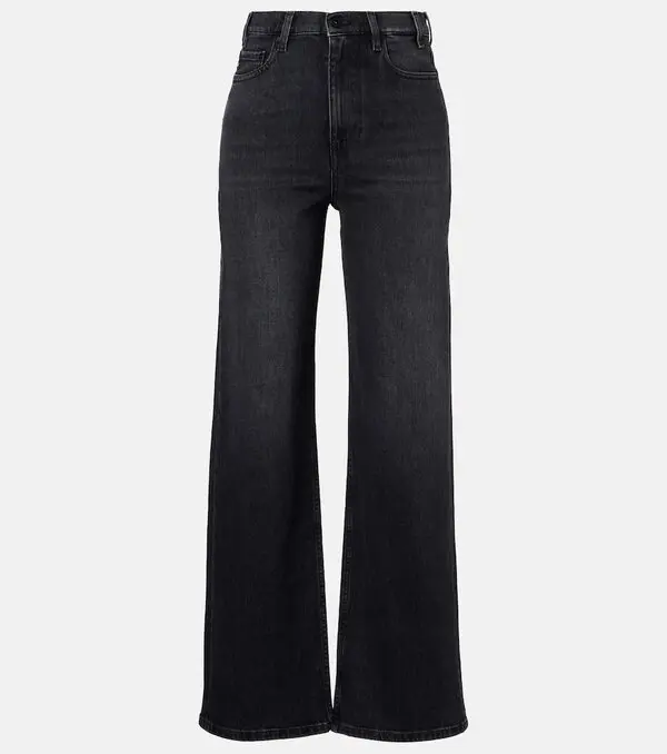 Ag Baggy Mid-rise Wide-leg Jeans