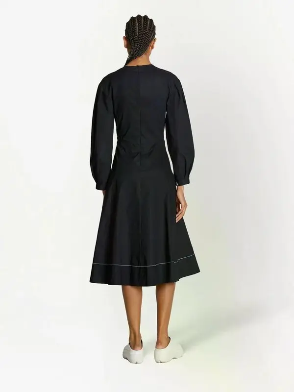 Proenza Schouler White Label Cotton Poplin Midi Dress