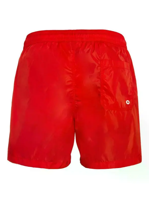 THE (ALPHABET) Drawstring Shorts - Red