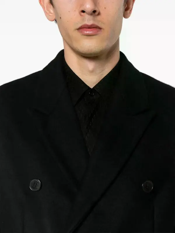 MODES Double-breasted Wool Coat