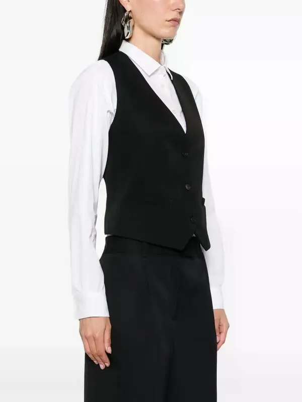 MODES Wool Gabardine Gilet