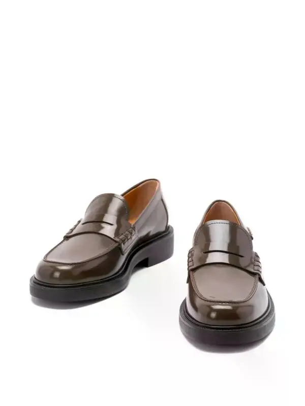 TOD'S Penny Leather Loafers