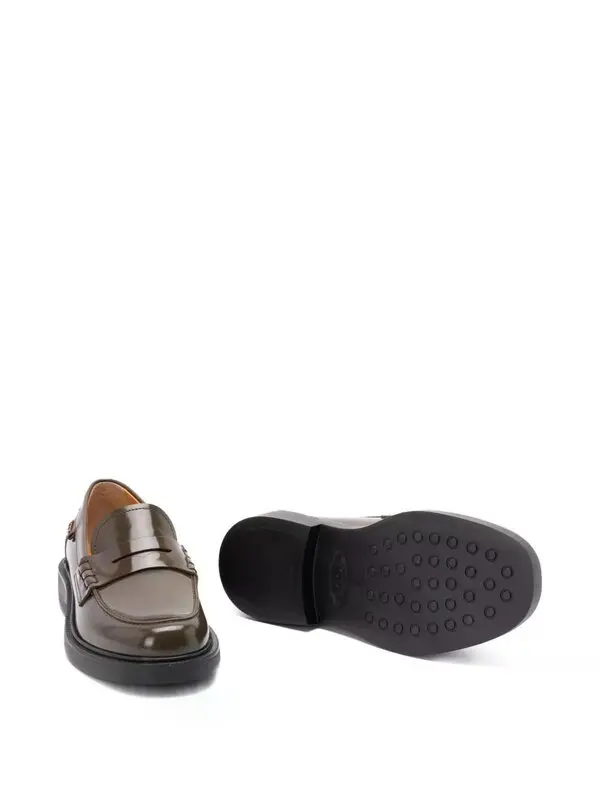 TOD'S Penny Leather Loafers