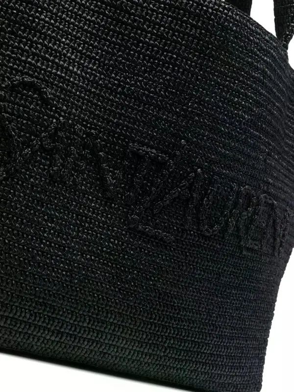 Saint Laurent Raffia Tote Bag