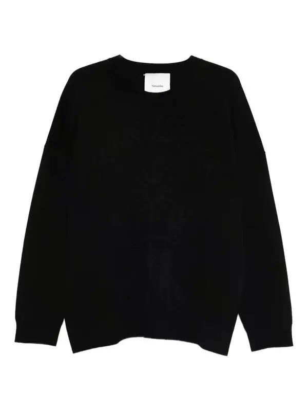 Nanushka Cotton-blend Crew Neck Sweatshirt