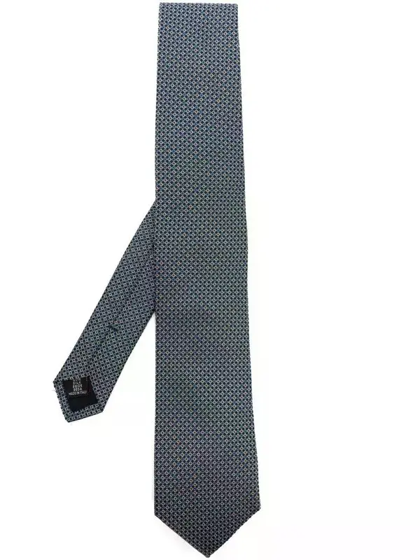 FURSAC Silk Pointed Tie - Blue