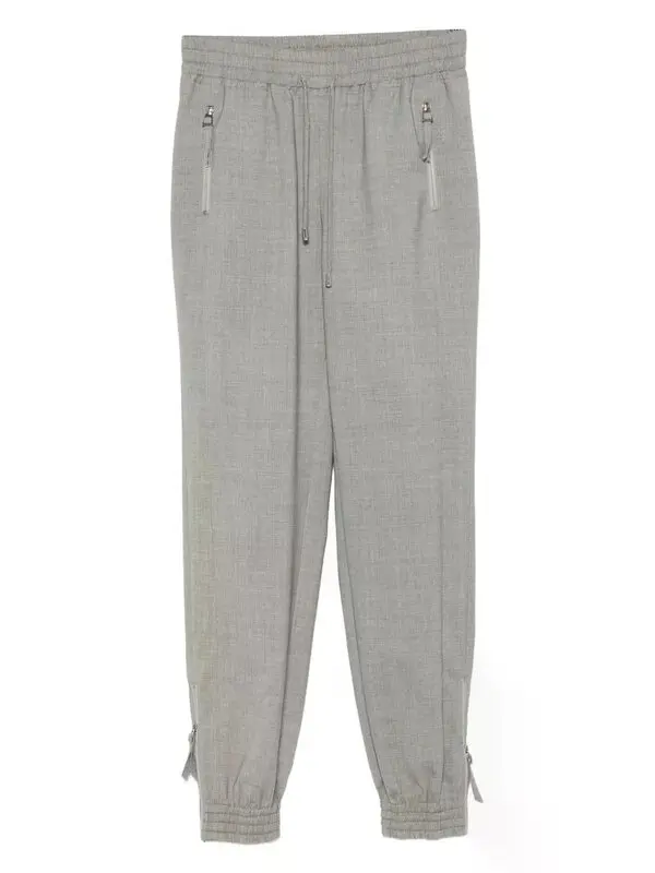 Ermanno Scervino Mélange Effect Trousers - Grey