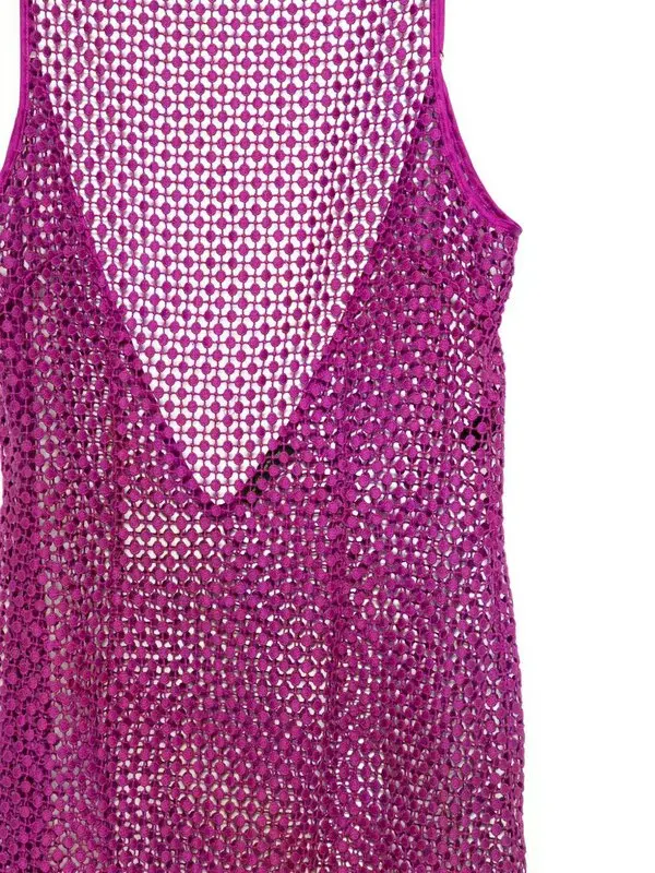 Kiki De Montparnasse Pointillee Mini V-back Dress