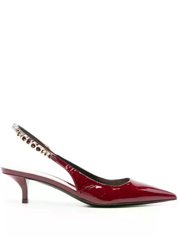 Gucci Signoria Slingback Pumps - Red
