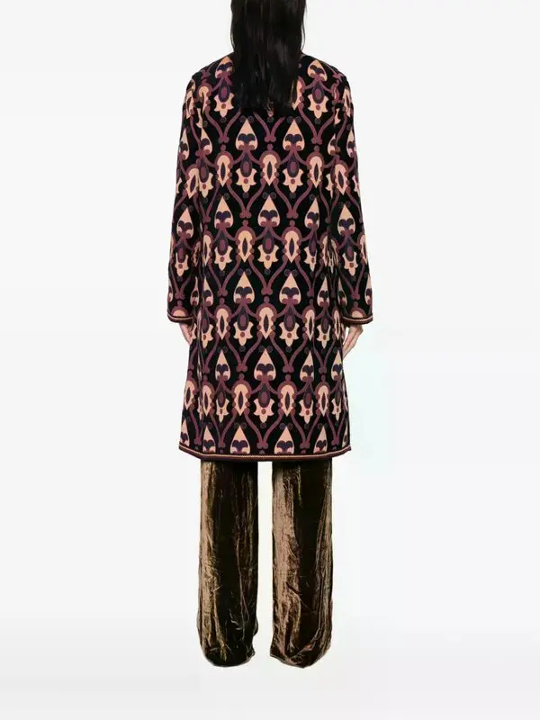 Etro Paisley Pattern Reversible Coat - Blue