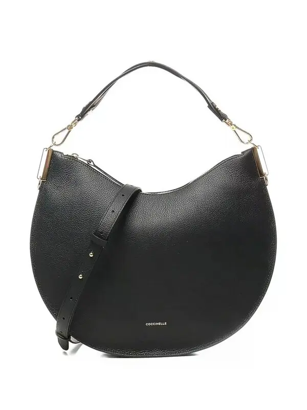 COCCINELLE Half-moon Shoulder Bag - Black