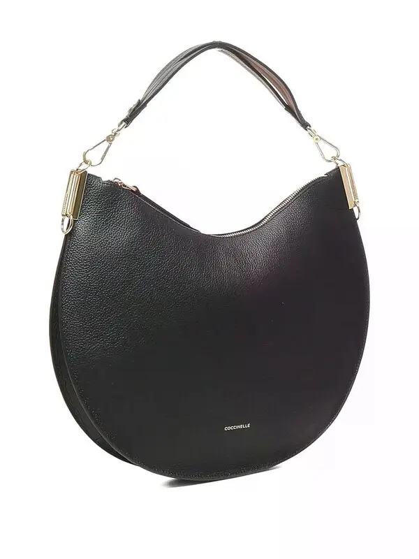 COCCINELLE Half-moon Shoulder Bag - Black