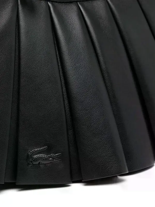 Lacoste Small Pleated Messenger Bag - Black