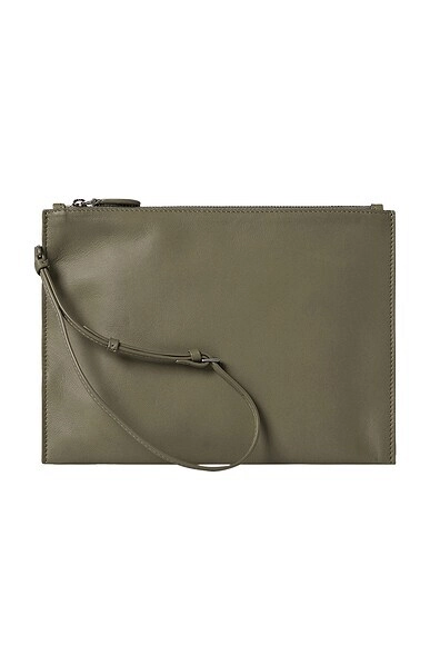 THE ROW Wristlet Pouch - Sage Ans