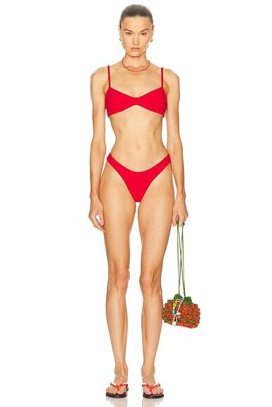 HAIGHT. Crepe Leila Bikini Bottom
