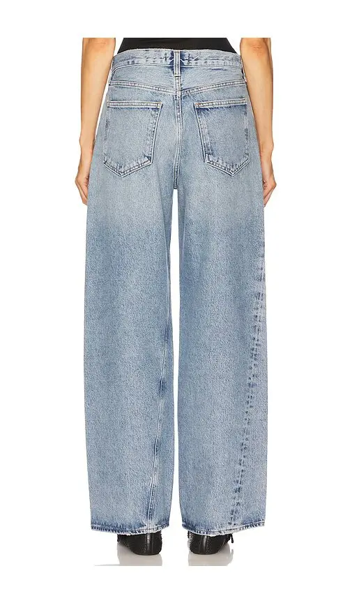 AGOLDE Twist Low Slung Baggy Jeans - Blue