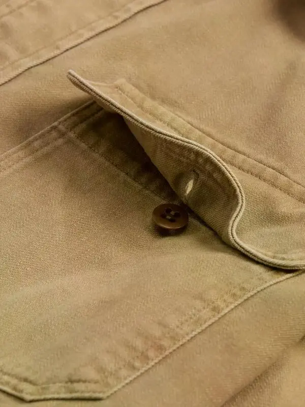 Ralph Lauren Cotton Utility Shirt - Neutrals