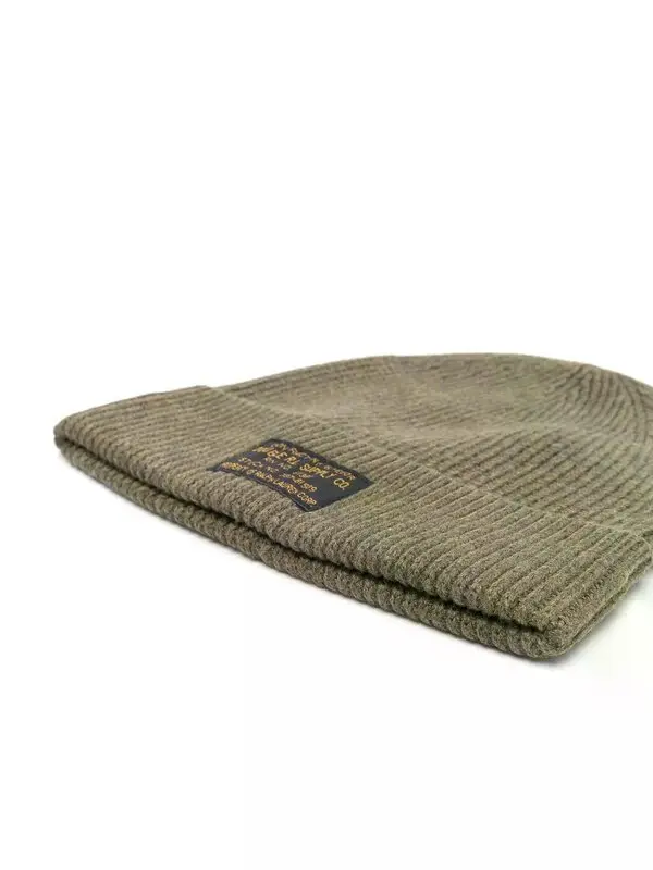 Ralph Lauren Logo Patch Beanie Hat