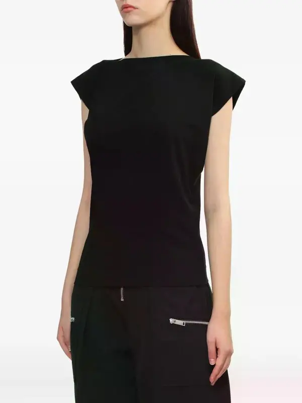 3.1 Phillip Lim Short Sleeve Boat Neck T-shirt