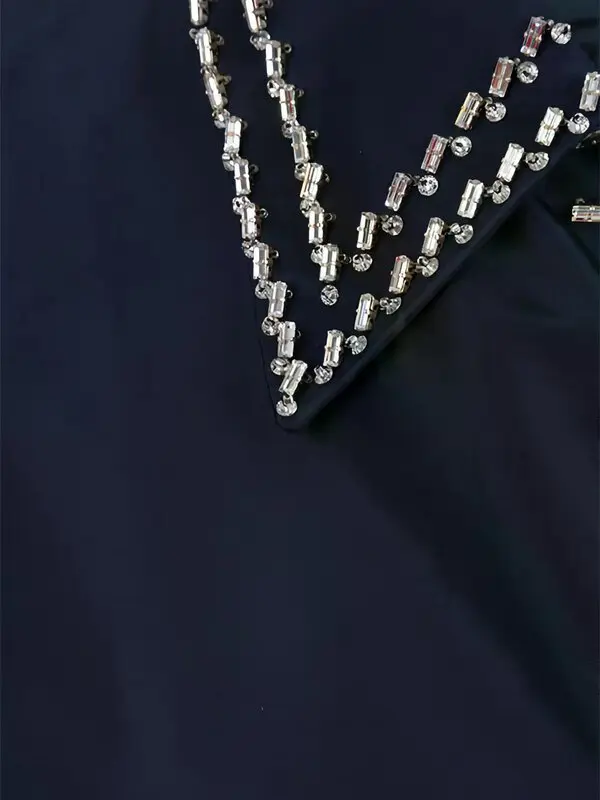 Prada Crystal-embellished Single-breasted Coat
