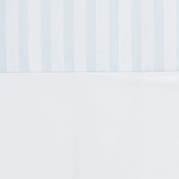 TARTINE ET CHOCOLAT Cotton Striped Bed Bumper - Blue
