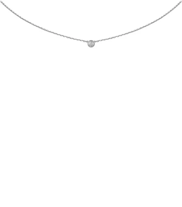 Cartier White Gold And Diamond Necklace