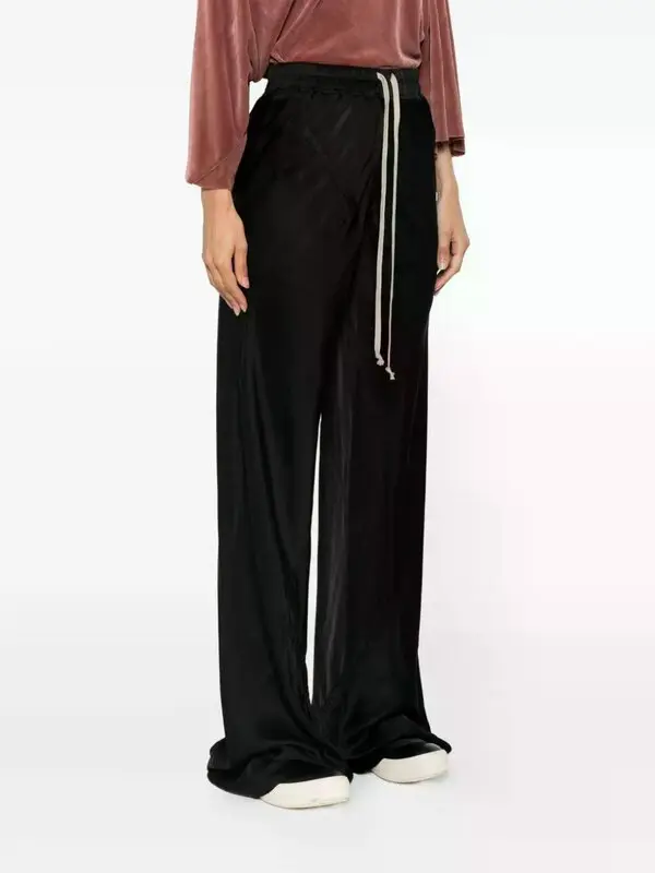 Rick Owens Drawstring Flared Trousers