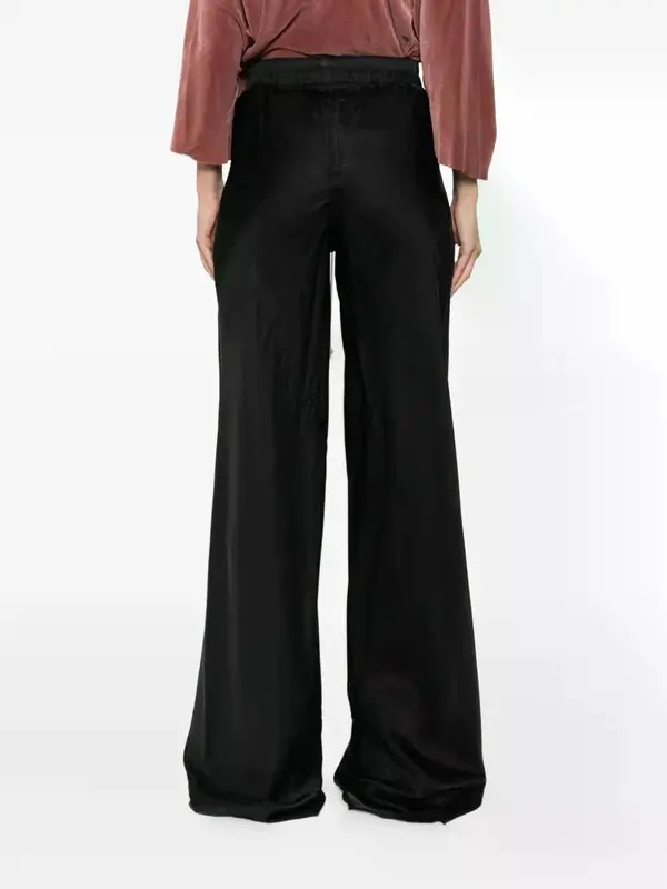Rick Owens Drawstring Flared Trousers