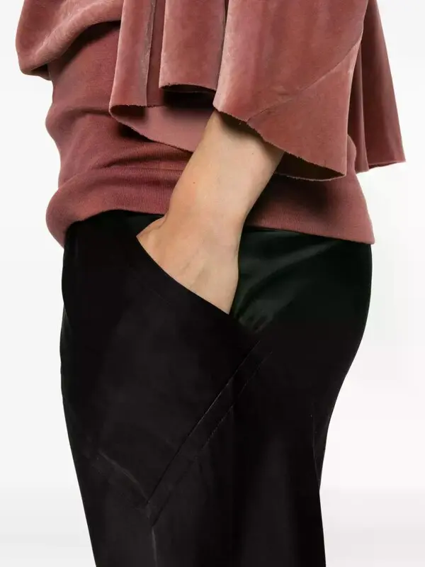 Rick Owens Drawstring Flared Trousers
