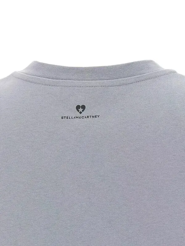 Stella McCartney Logo-print Crew-neck T-shirt - Blue