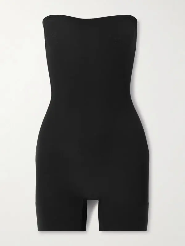 SKIMS Everyday Sculpt Shortie Bodysuit - Black