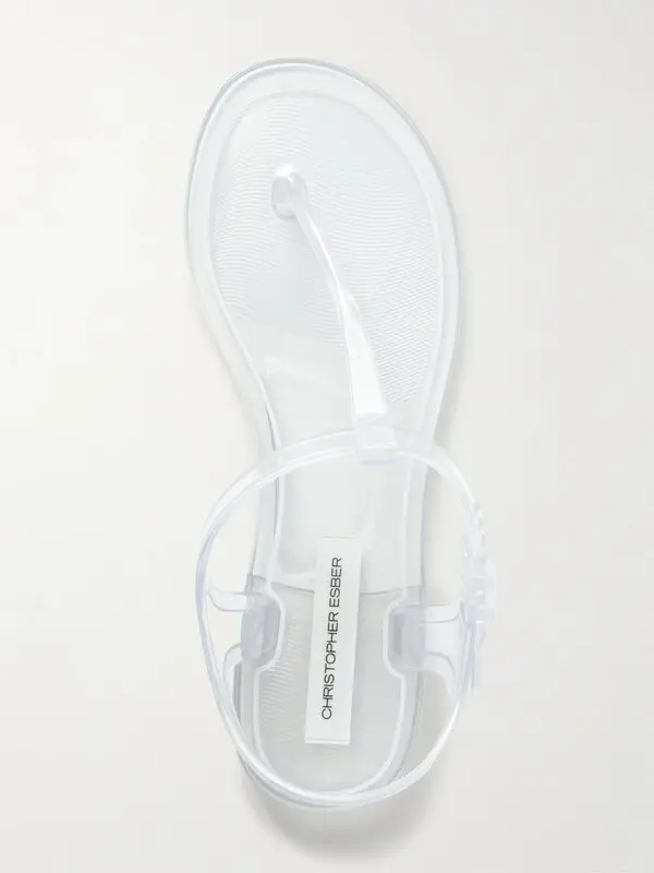 Christopher Esber Billi Pvc Sandals - Neutrals