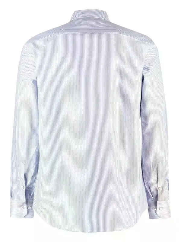 THE (ALPHABET) Striped Cotton Shirt