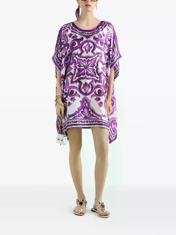 Dolce & Gabbana Graphic Print Mini Dress