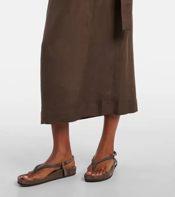 Brunello Cucinelli Wrap Dress