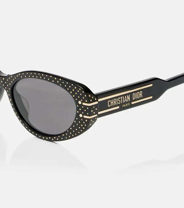 Dior Oval Studded Sunglasses