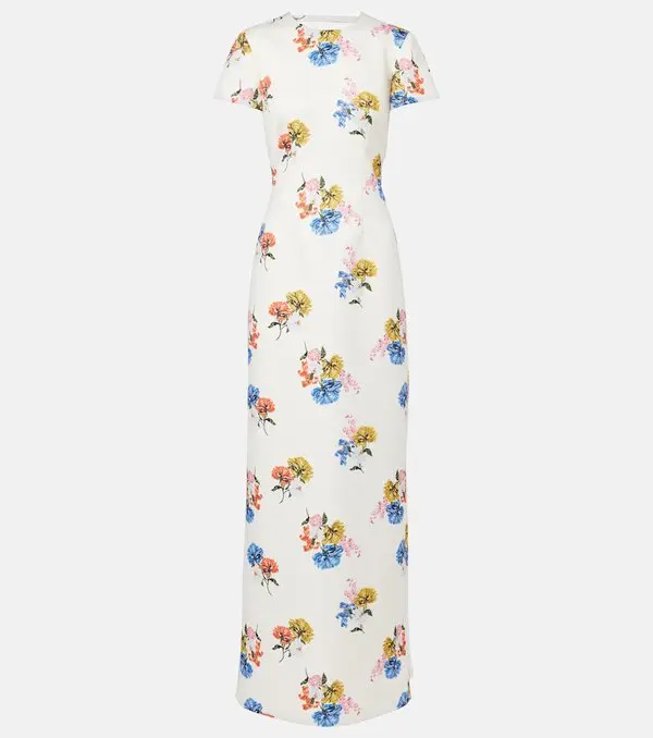 EMILIA WICKSTEAD Fosette Floral Maxi Dress - Multicoloured