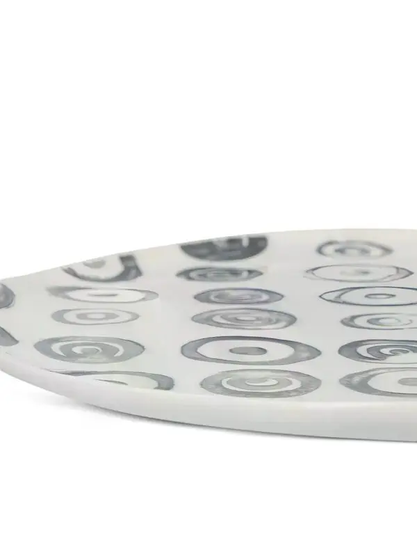 10 CORSO COMO Circle-pattern Porcelain Dinner Plate