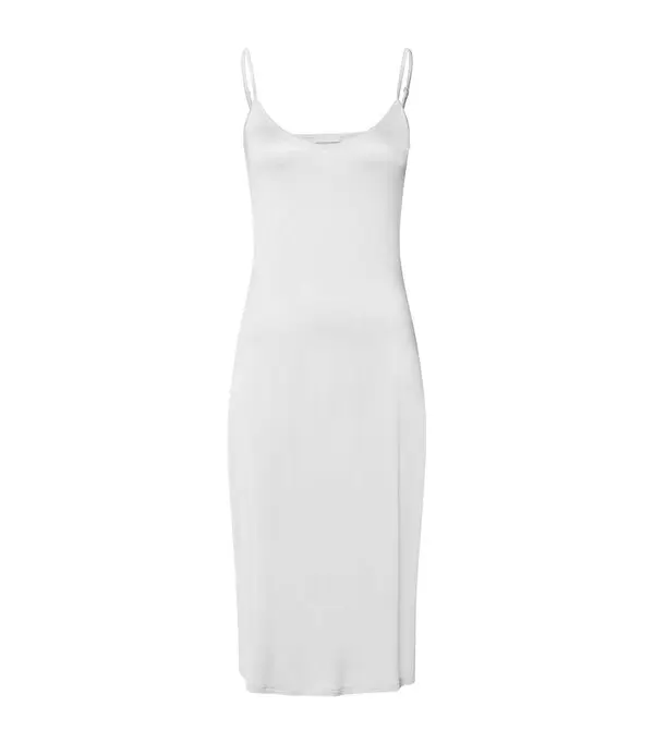 Hanro Satin Midi Dress - Ivory