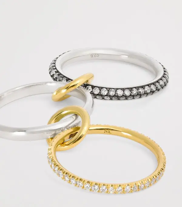 SPINELLI KILCOLLIN Mixed Gold And Diamond Zodiac Ring