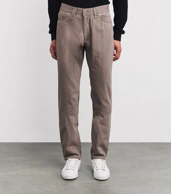 Brioni Meribel Straight Leg Jeans - Brown