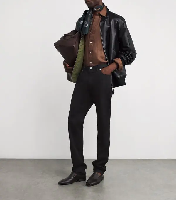 Brioni Meribel Straight Leg Jeans - Black