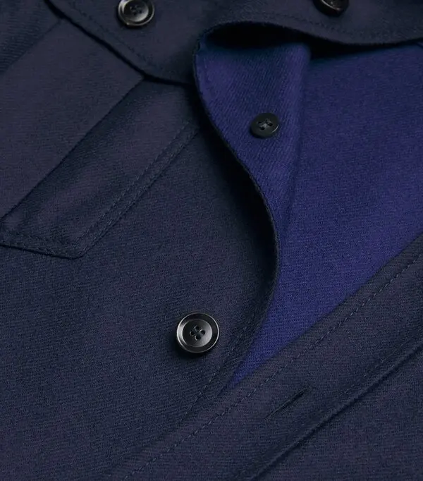 Brioni Wool Twin-pocket Overshirt