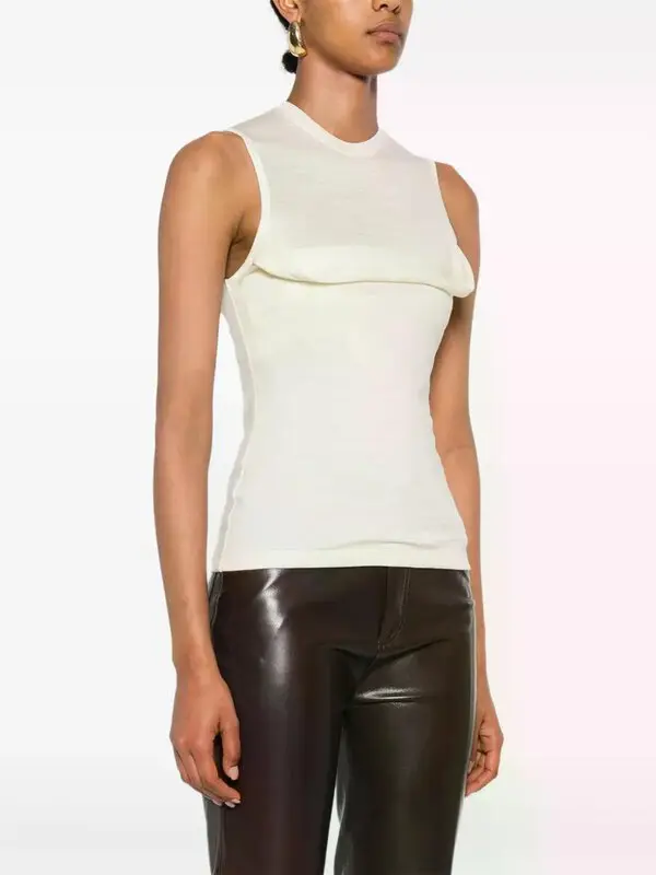 Nanushka Cowl-neck Sleeveless Top