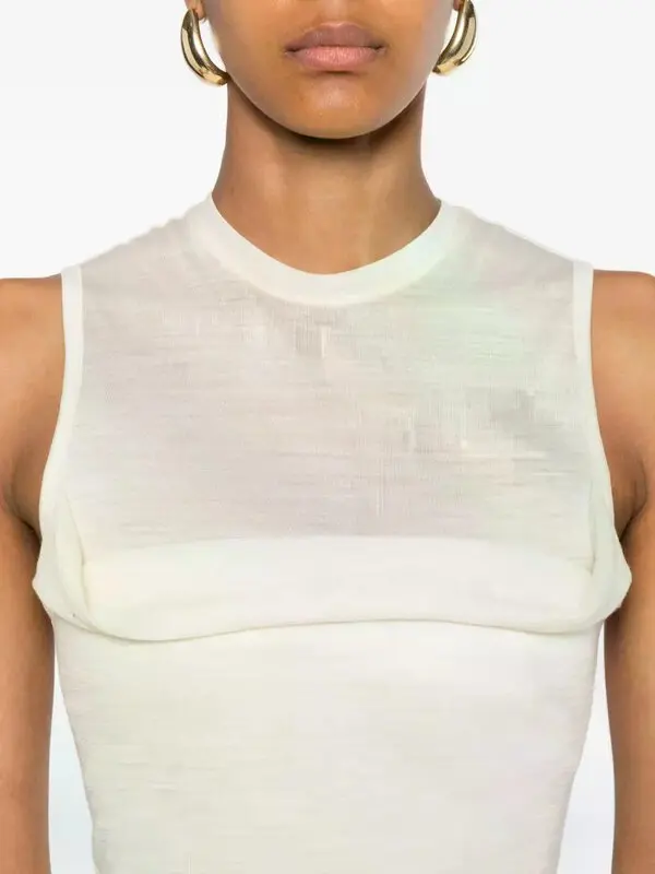 Nanushka Cowl-neck Sleeveless Top