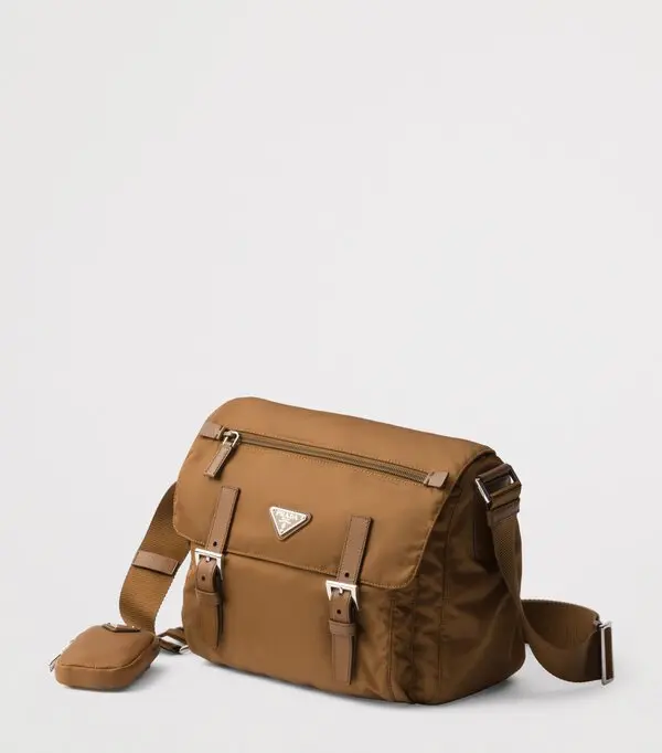 Prada Re-nylon Cross-body Bag With Saffiano Leather Trims